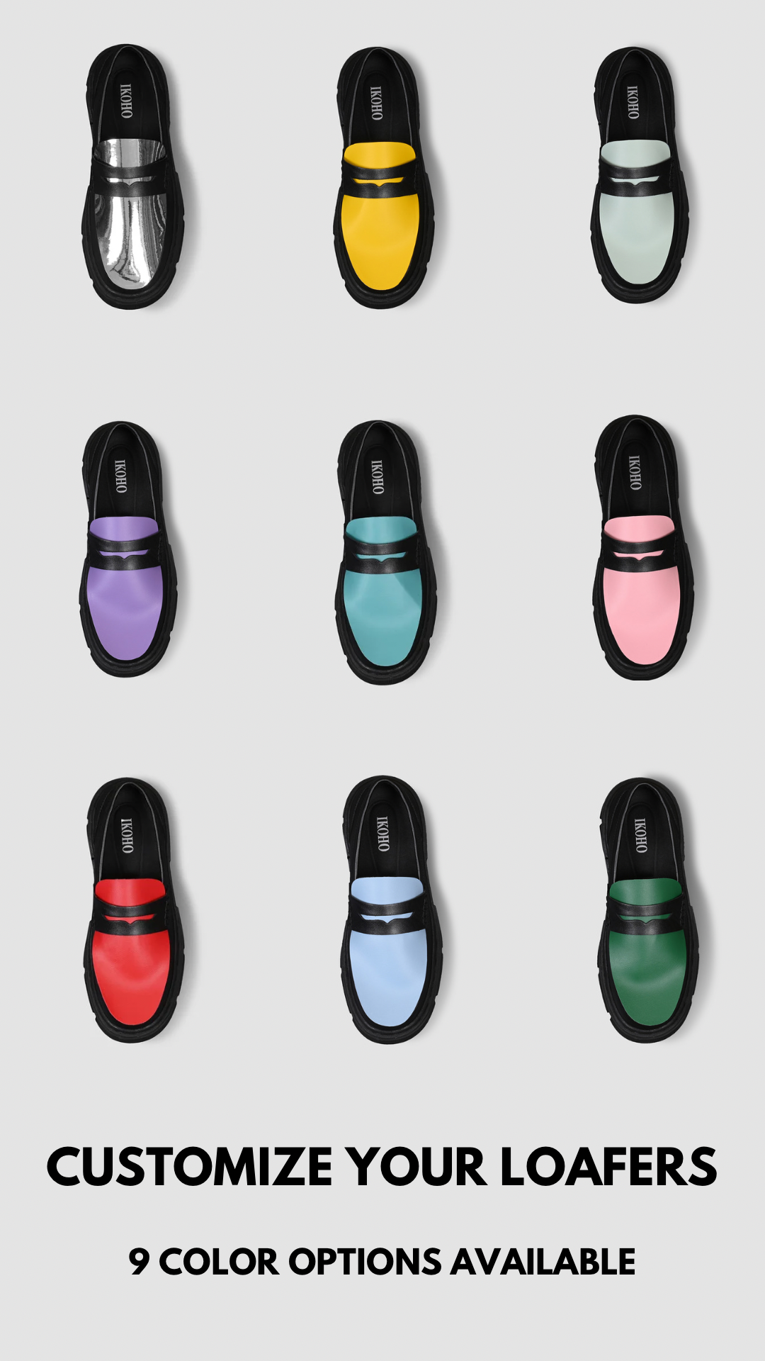 Shop Aesthetic Sneakers & Derby Shoes | Explore IKOHOs Chunky Loafers ...